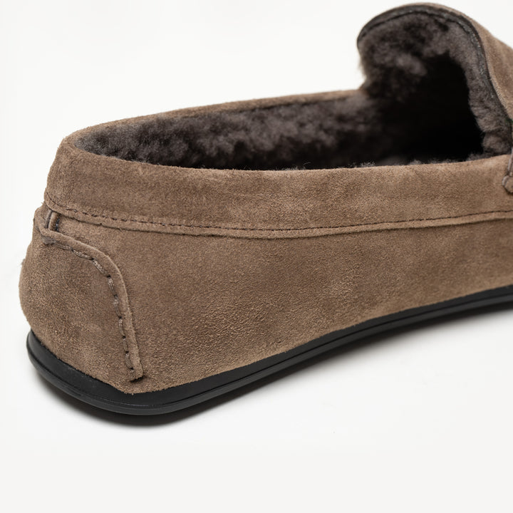 The Felize Shearling Uomo - Mushroom - Suede - M.Gemi