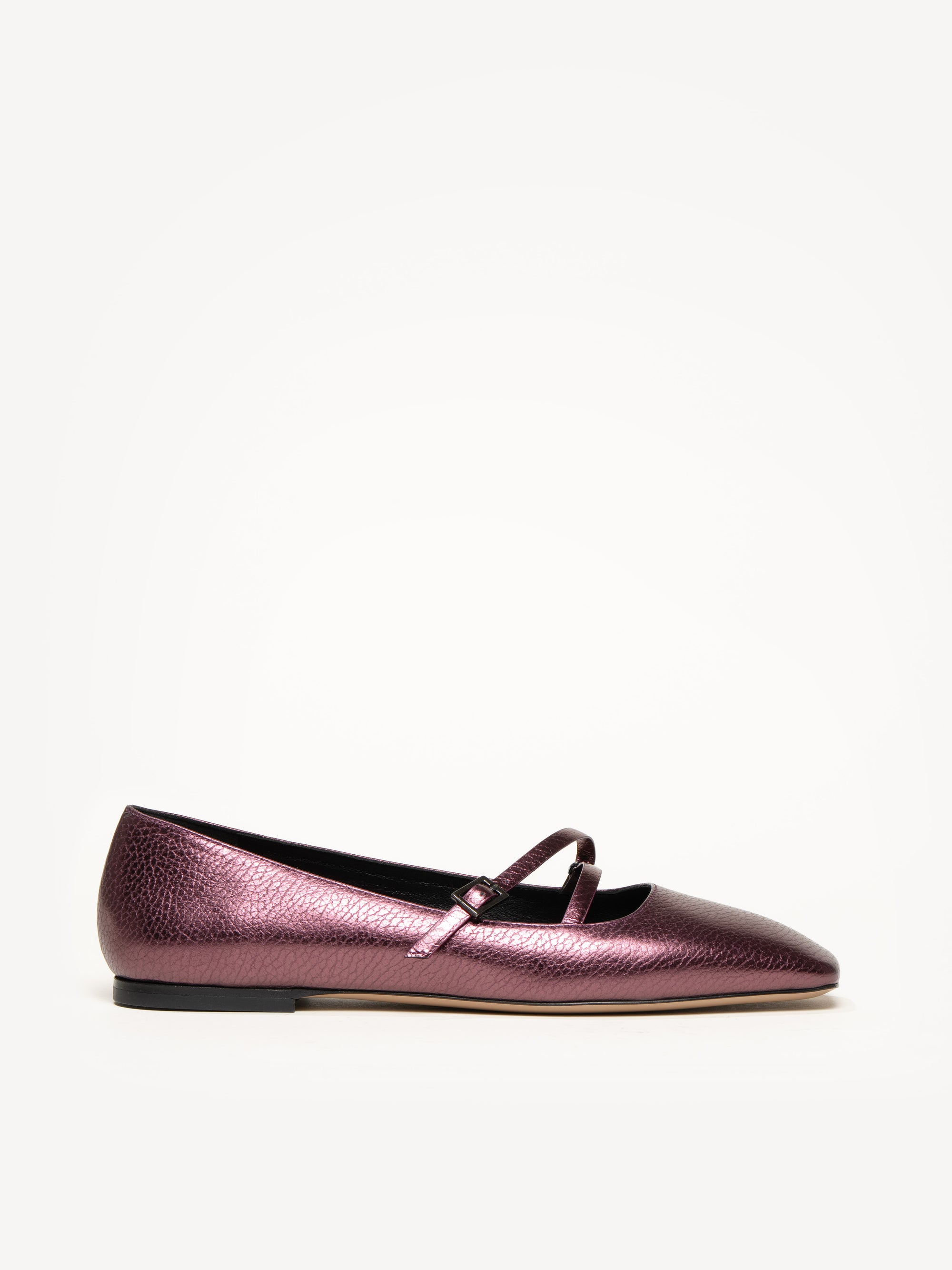 The Zoe - Sangria - Metallic Tumbled Leather - M.Gemi