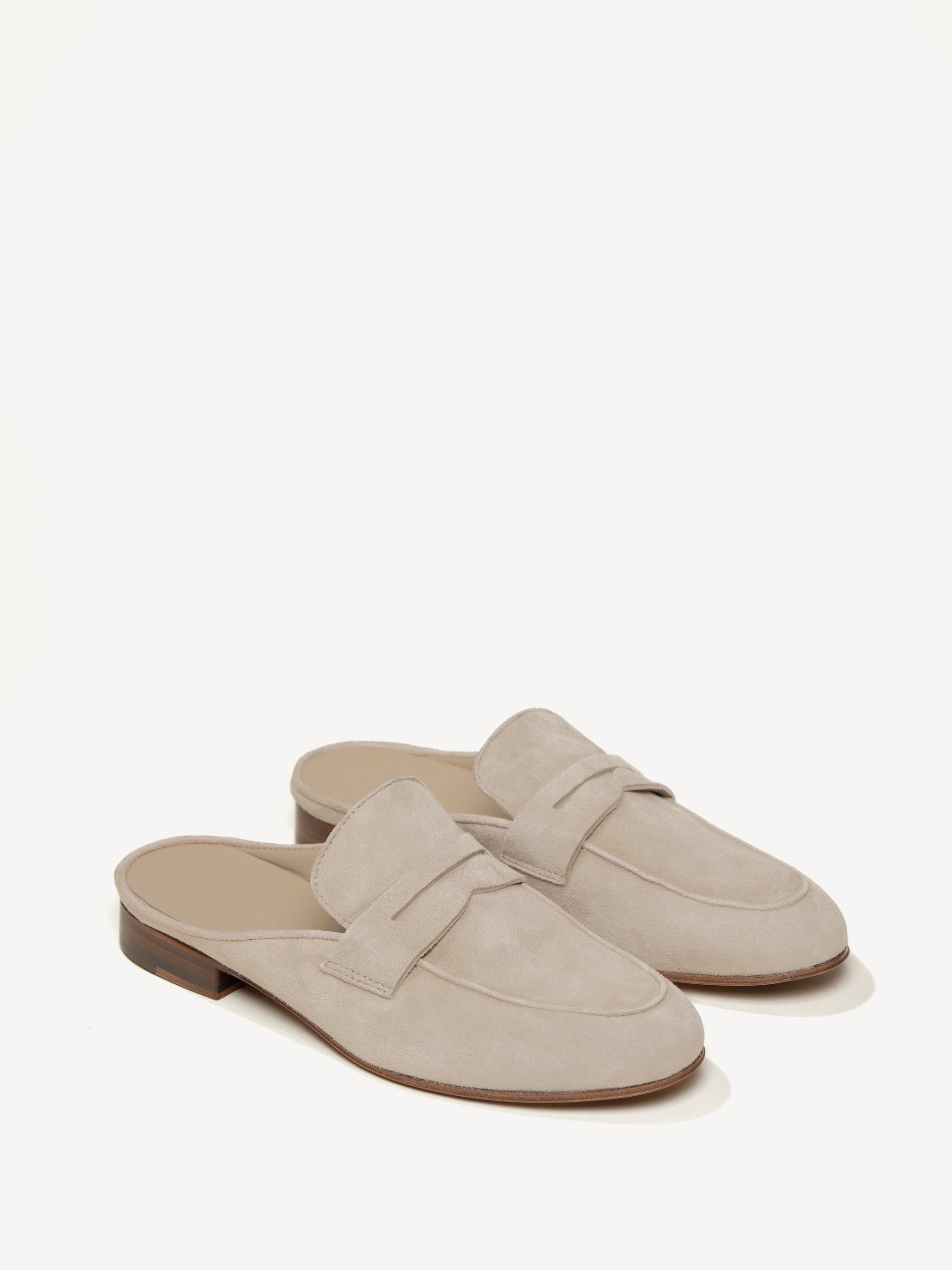 The Sacca Donna Mule - Light Beige - Suede - M.Gemi