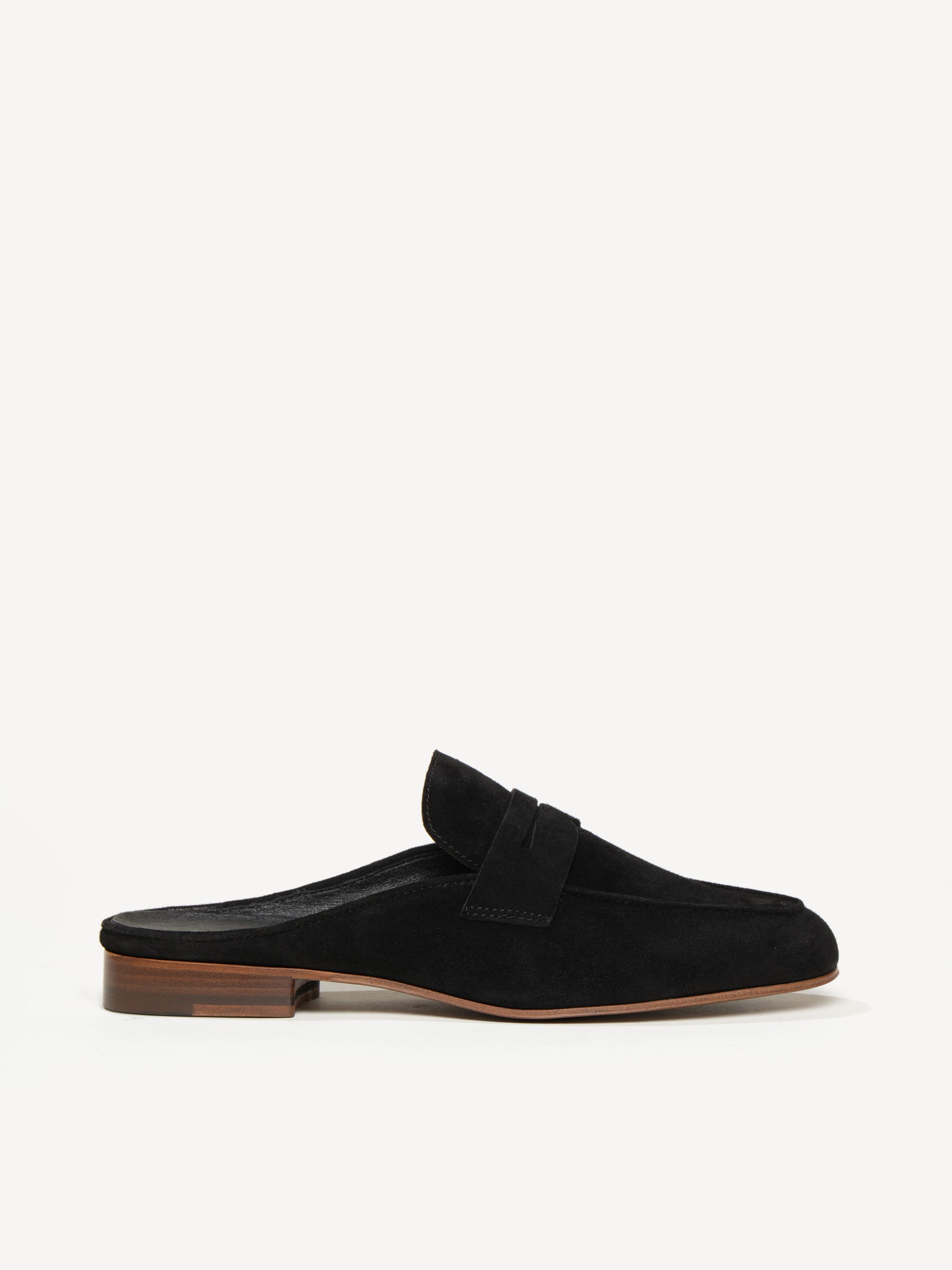 The Sacca Donna Mule - Black - Suede - M.Gemi