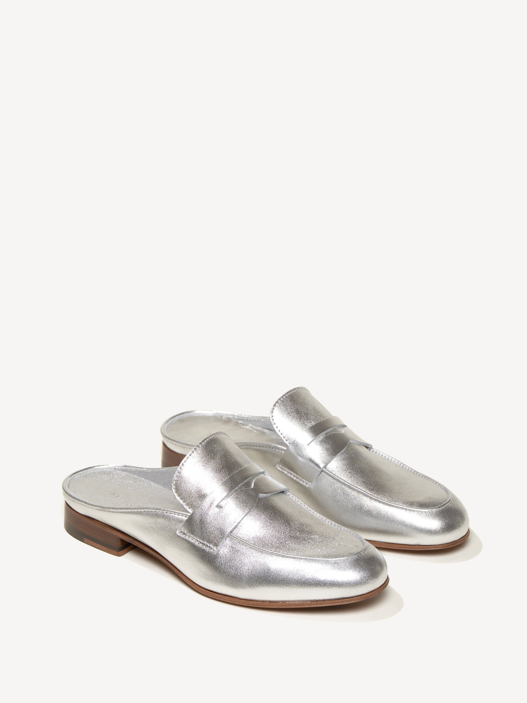 The Sacca Donna Mule - Silver - Suede - M.Gemi