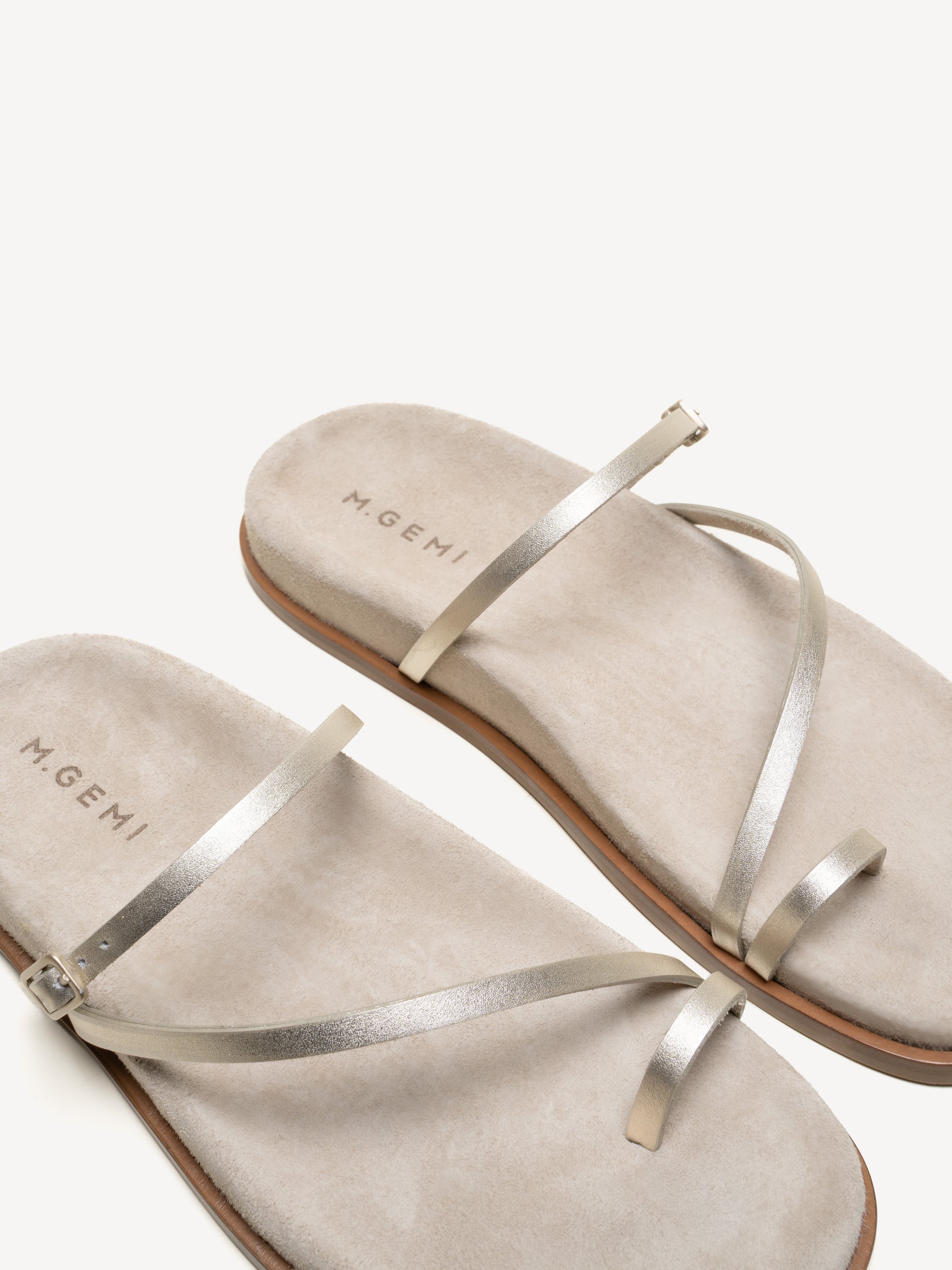 The Lorella - Champagne - Leather - M.Gemi