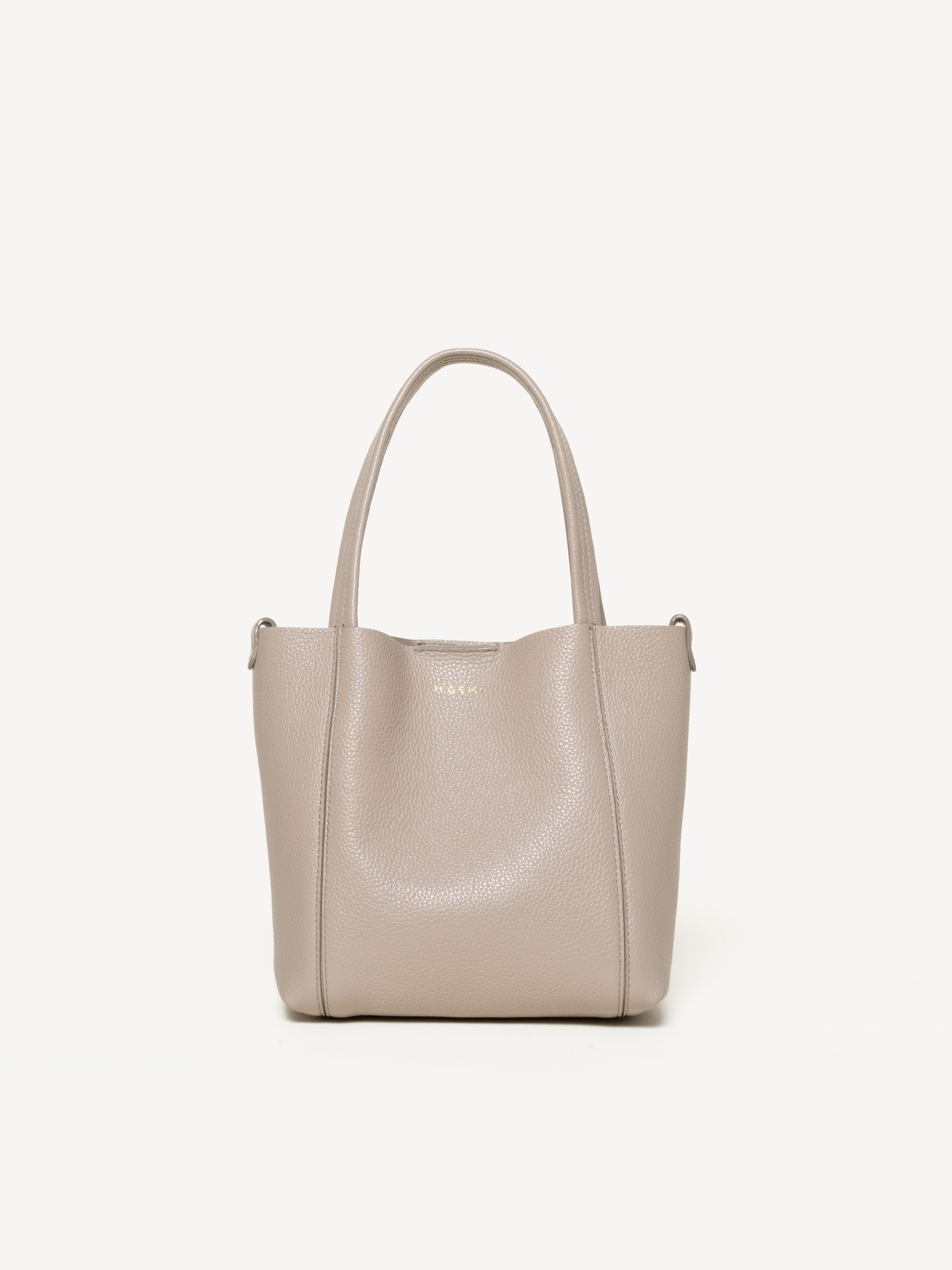 The Lola Small Convertible Tote - Oatmeal - Leather - M.Gemi