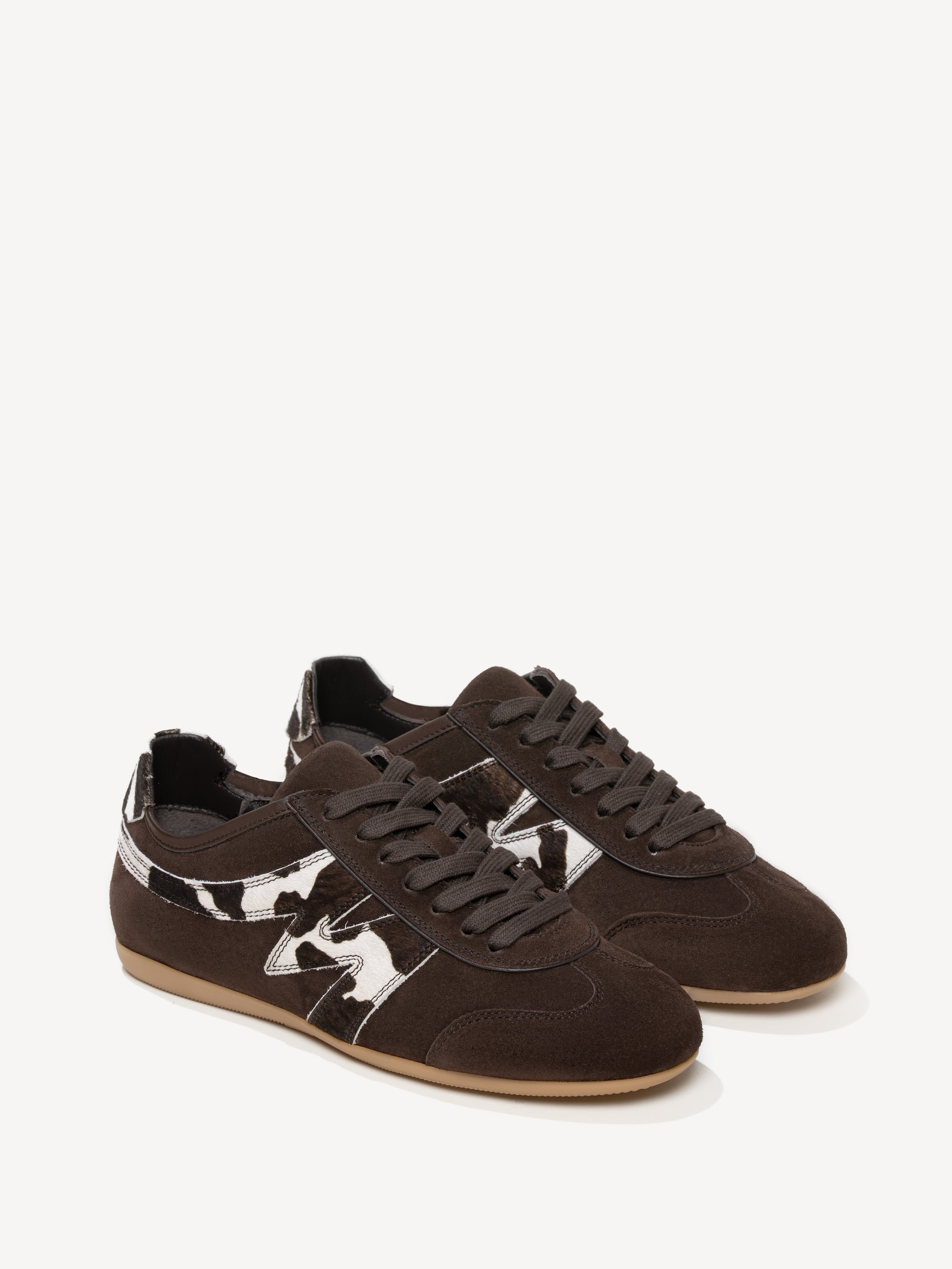 The Rosamaria - Chocolate with Pony Calf Hair - Suede - M.Gemi