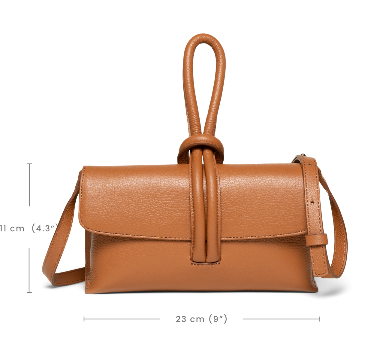 The Francesca - Tan - Tumbled Leather - M.Gemi