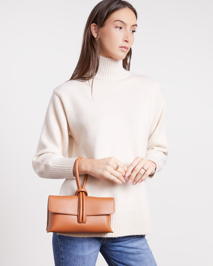 The Francesca - Tan - Tumbled Leather - M.Gemi