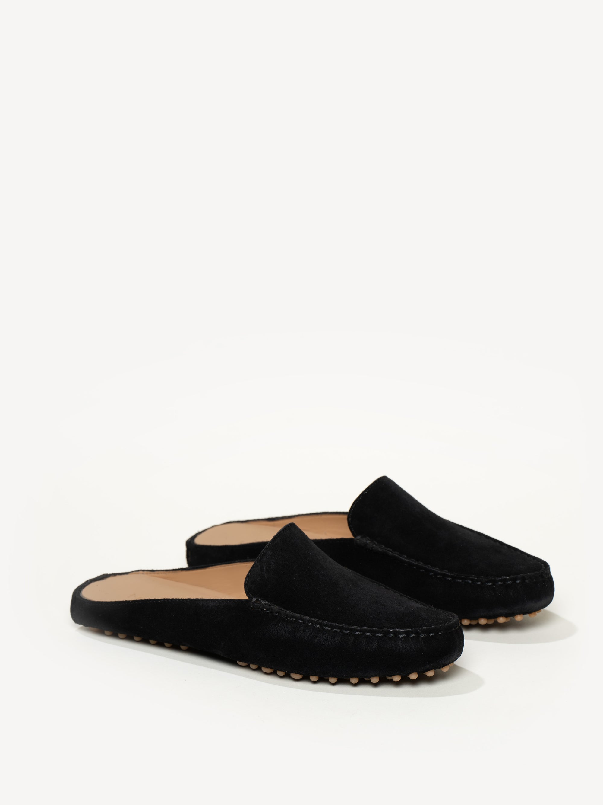The Felize Mule - Black - Suede - M.Gemi