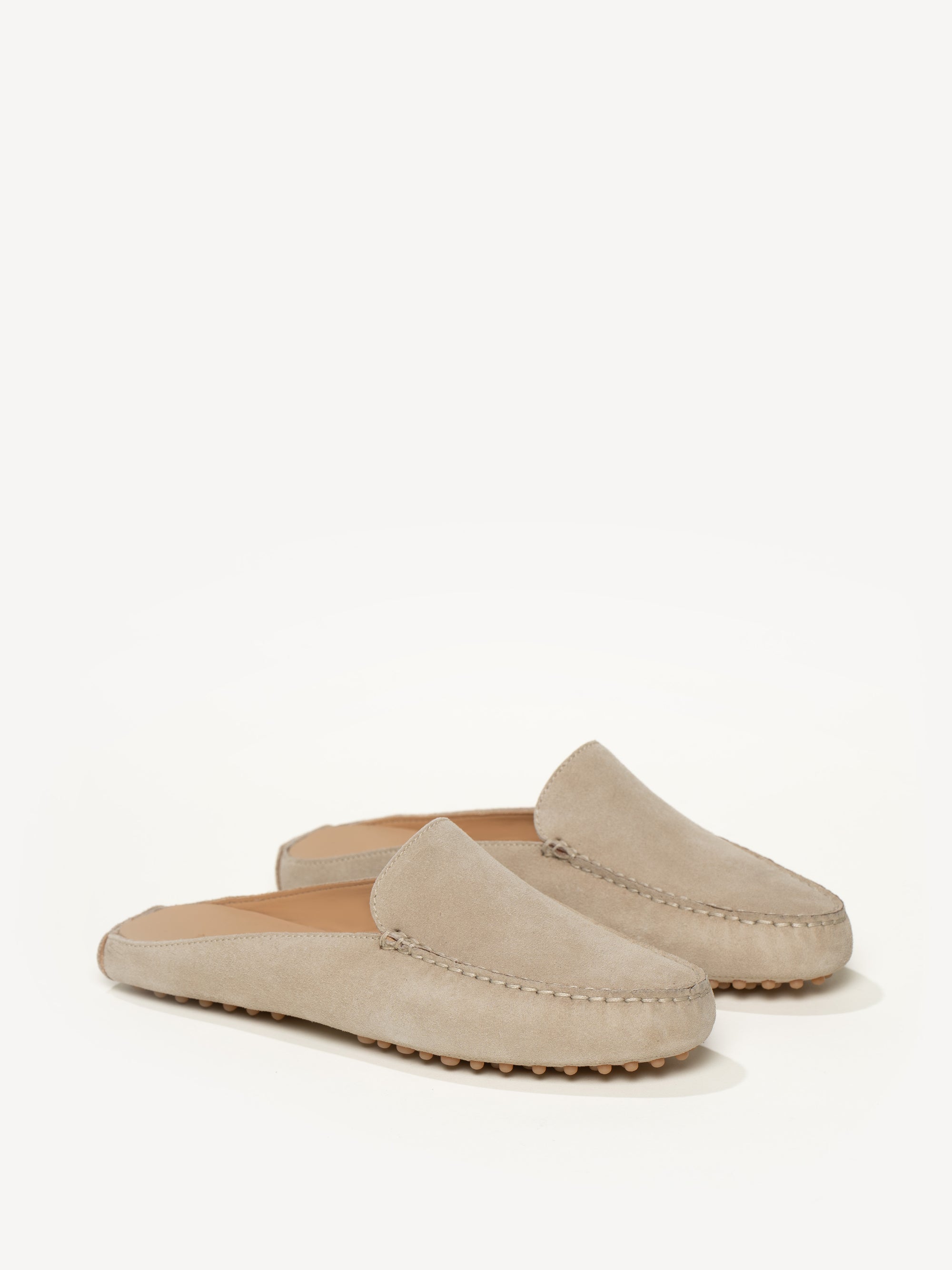 The Felize Mule - Latte - Suede - M.Gemi