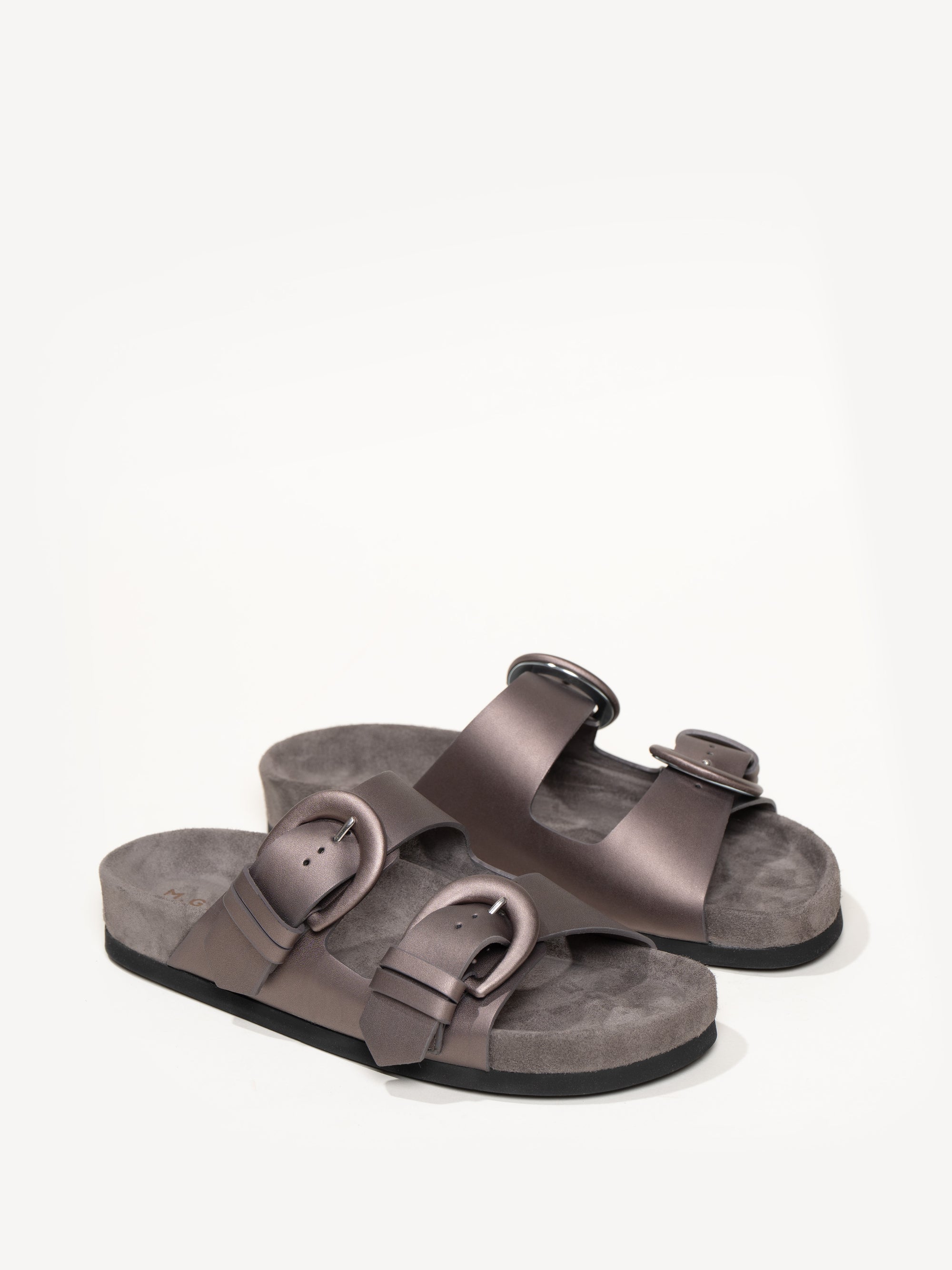 The Matilde - Cocoa - Metallic Leather - M.Gemi
