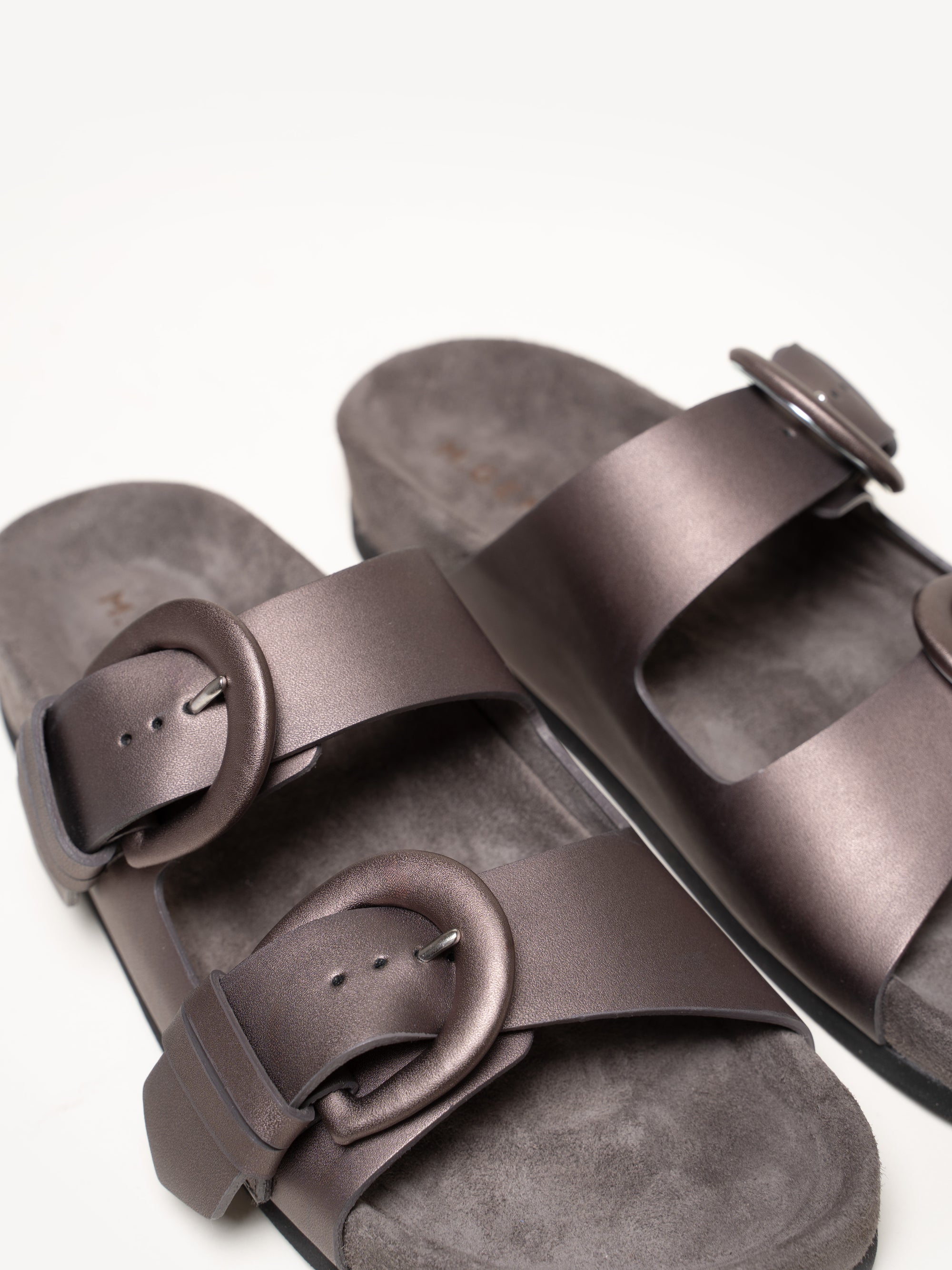 The Matilde - Cocoa - Metallic Leather - M.Gemi